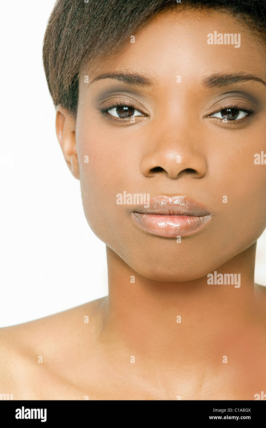 Portrait of young woman Stock Photo - Alamy