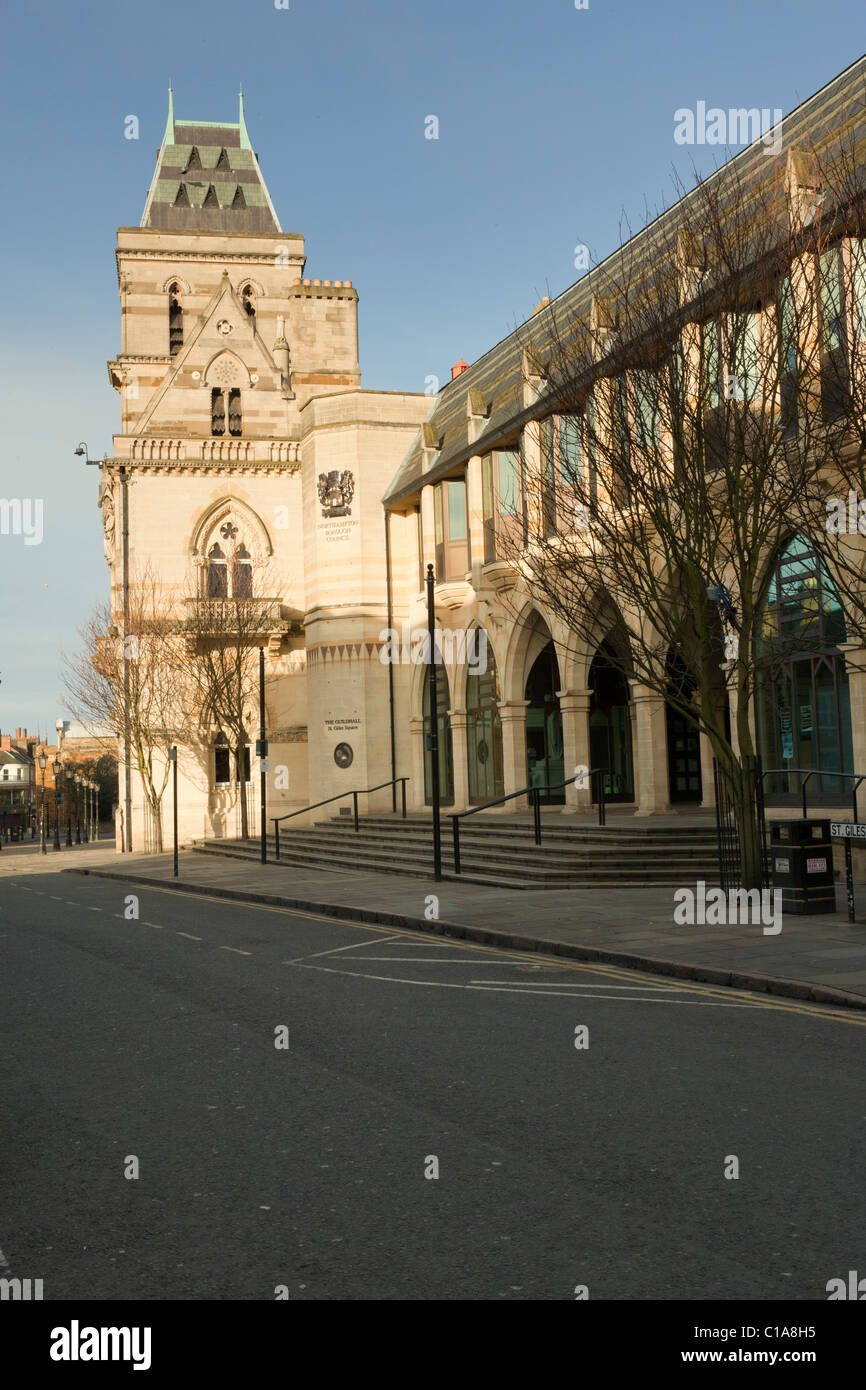 Northampton Town Center Council Offices Stock Photo - Alamy