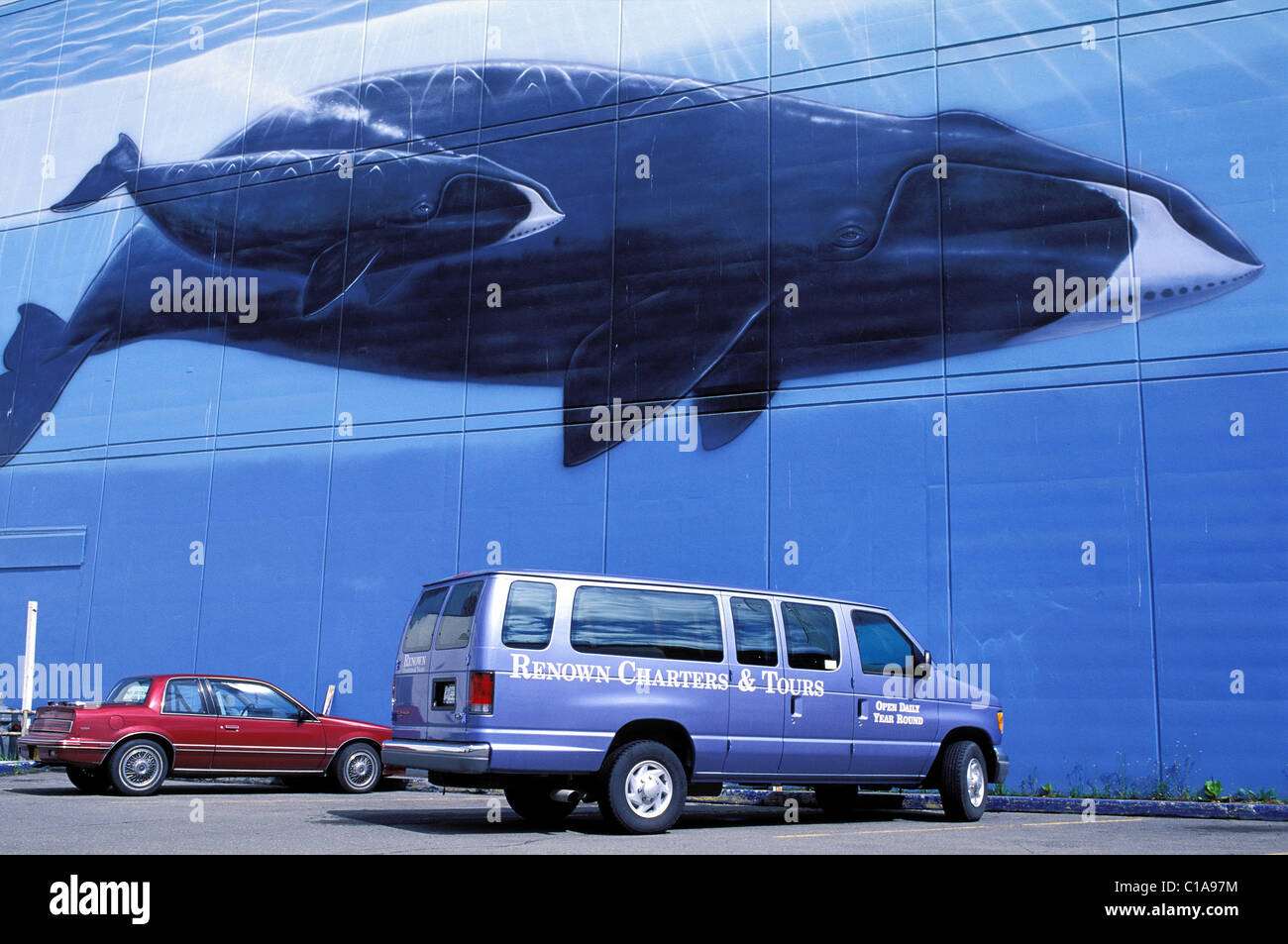 Alaska anchorage whale mural hi-res stock photography and images - Alamy