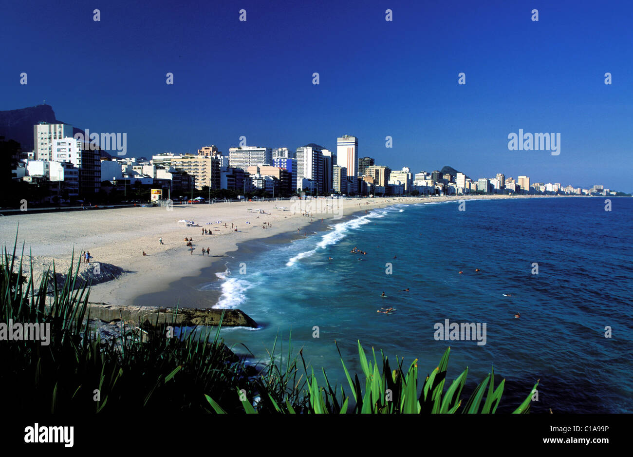Brazil, Rio de Janeiro, Leblon beach Stock Photo - Alamy