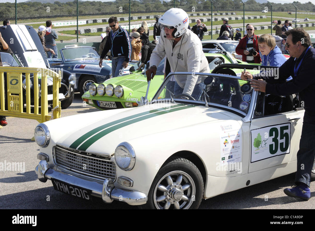 Jeremy Clarkson filming on location for the BBC television show 'Top ...