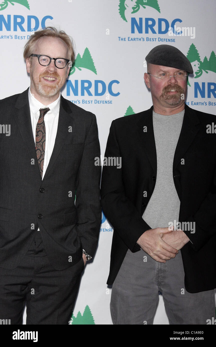 Adam Savage and Jamie Hyneman of the Mythbusters Attend the NRDC event ...