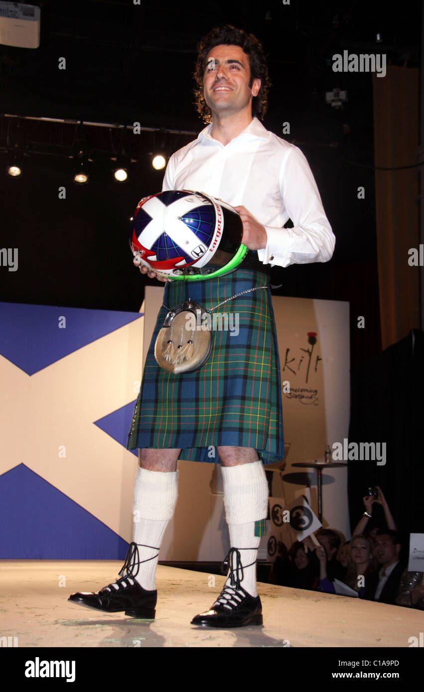 Dario Franchitti Seventh Annual Dressed To Kilt charity fashion show to ...