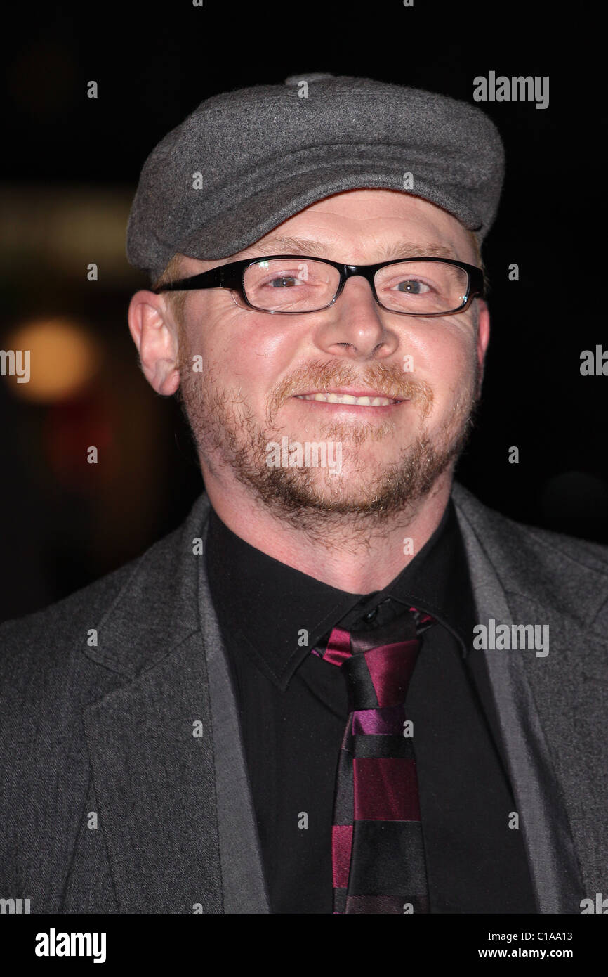 Simon Pegg World Premiere of 'The Boat That Rocked' held at The Odeon ...
