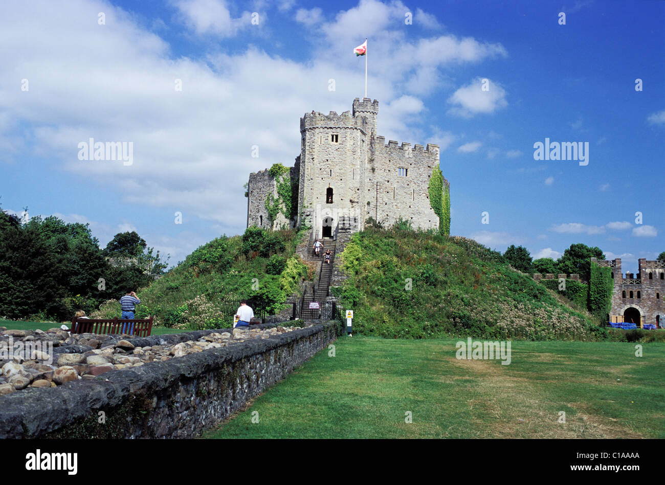 United Kingdom, Wales, Cardiff castle Stock Photo - Alamy