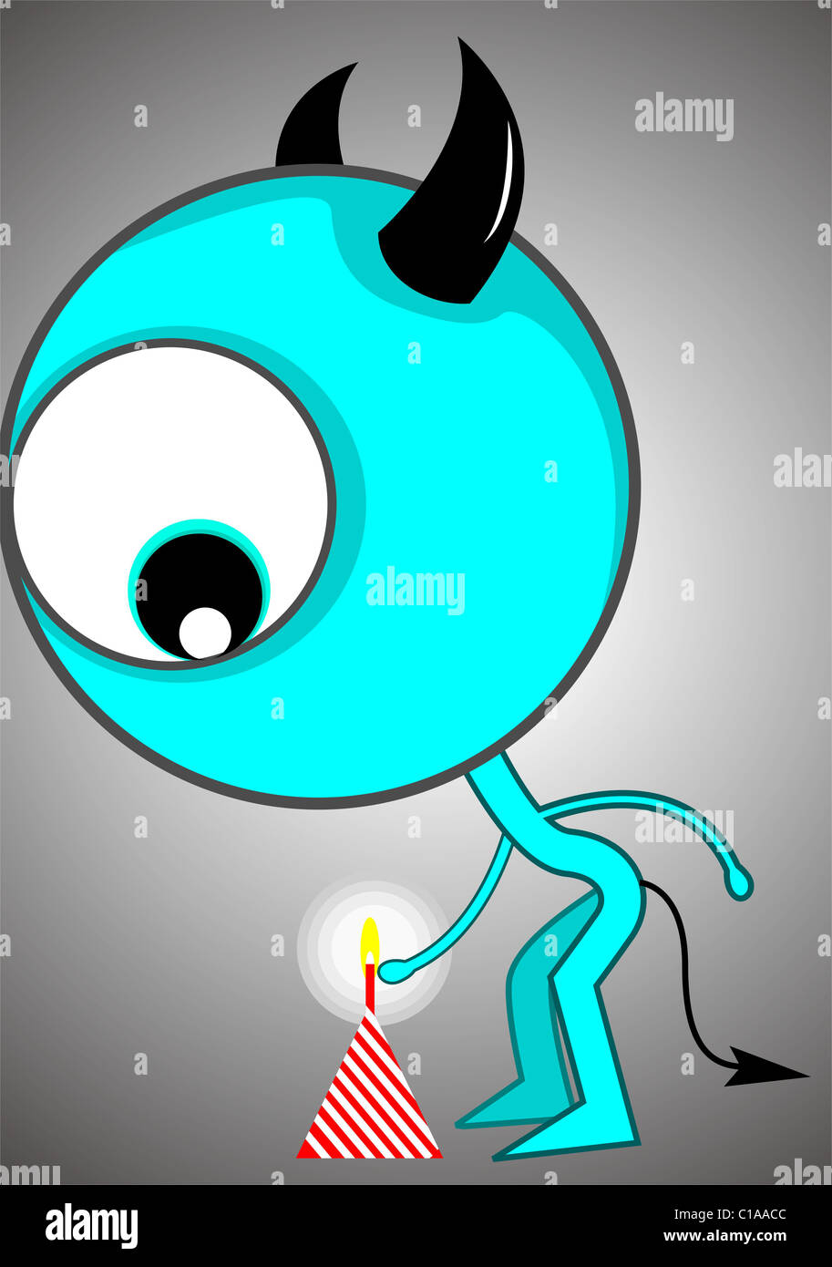 Illustration of fantasy of vampire lightning firecrackers Stock Photo ...