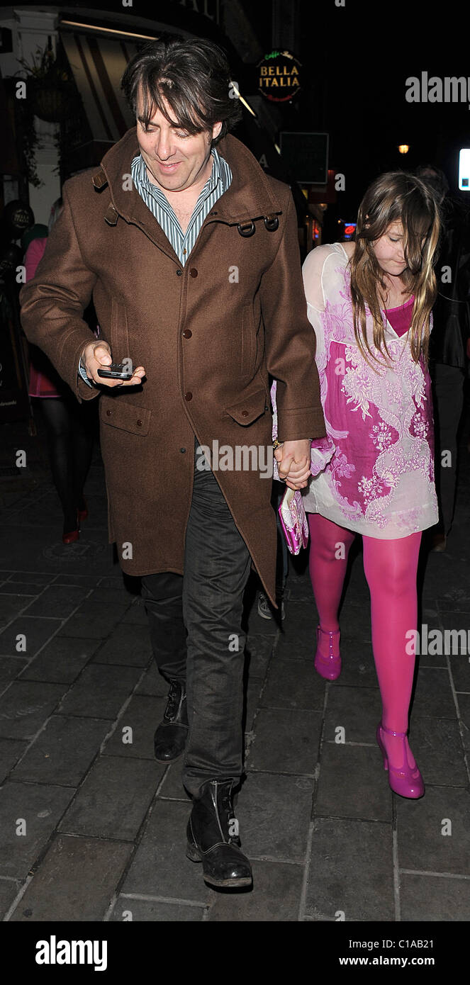 Jonathan Ross and his kids leave the World Premiere of 'The Boat That ...