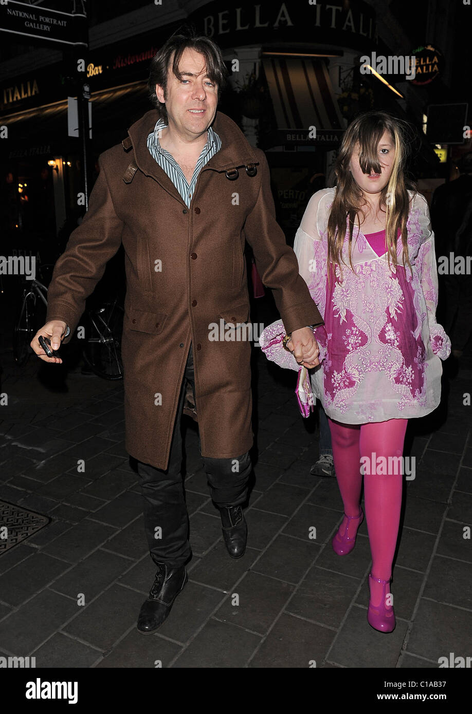 Jonathan Ross and his kids leave the World Premiere of 'The Boat That ...