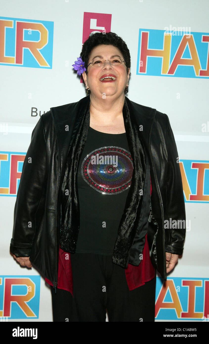 Phoebe Snow Opening Night of the Broadway musical "Hair" at the ...