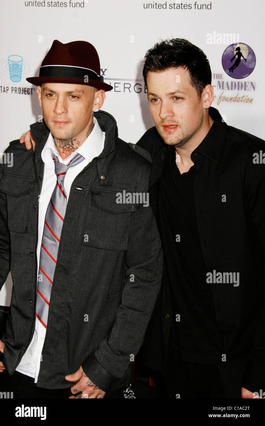 Benji Madden and Joel Madden Sony Cierge and The Richie-Madden Children ...