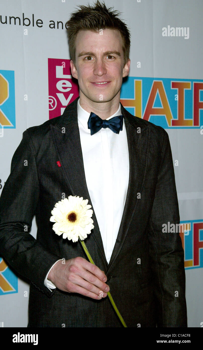 Gavin Creel Opening Night after party for the Broadway musical 'Hair ...
