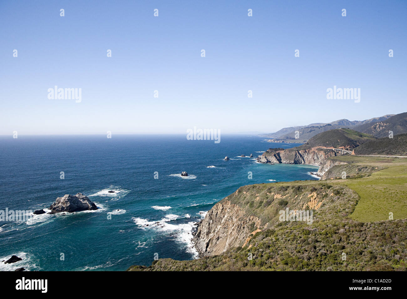 Elevated view of monterey bay hi-res stock photography and images - Alamy