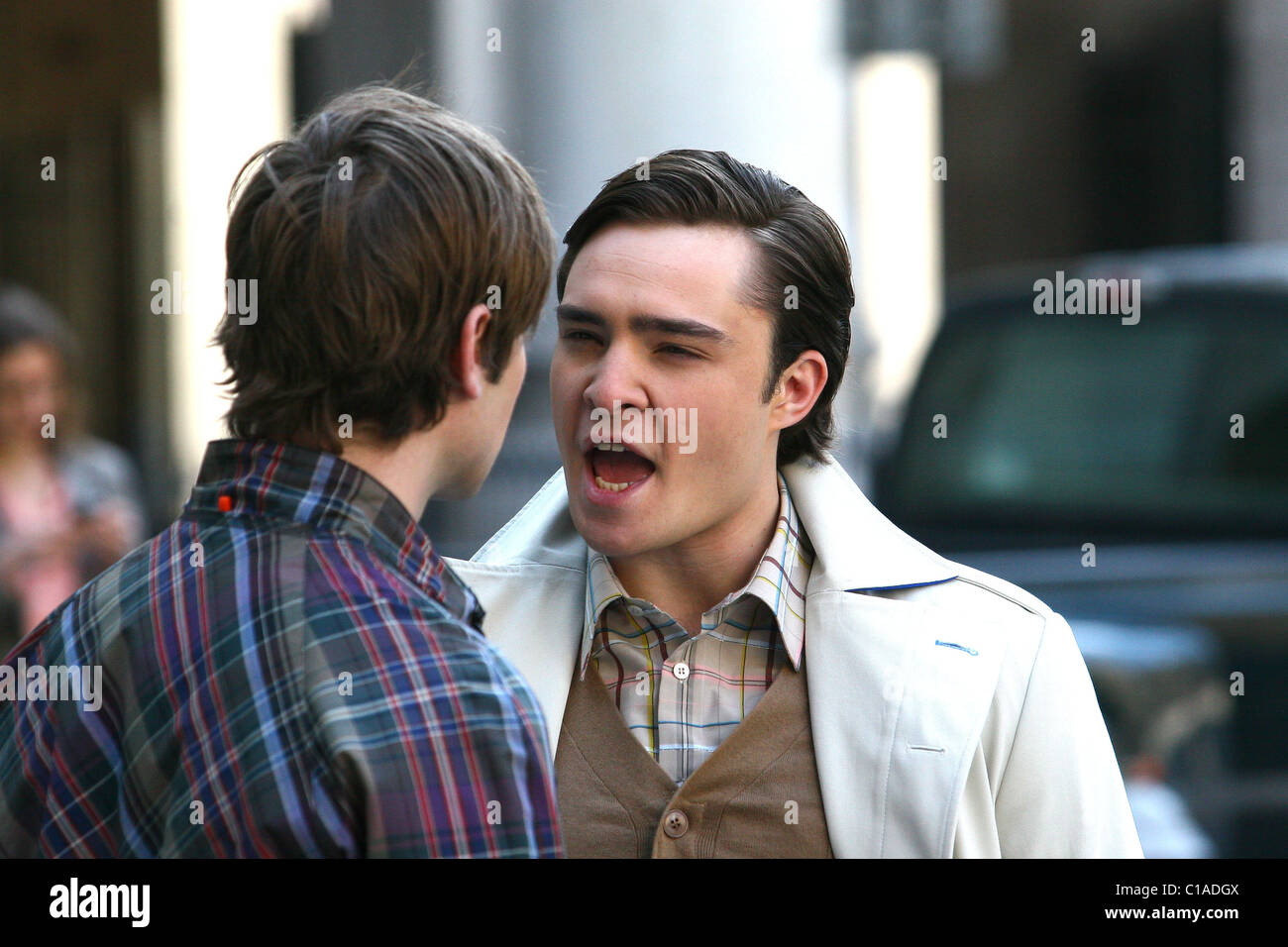 Ed westwick chace crawford hi-res stock photography and images - Alamy