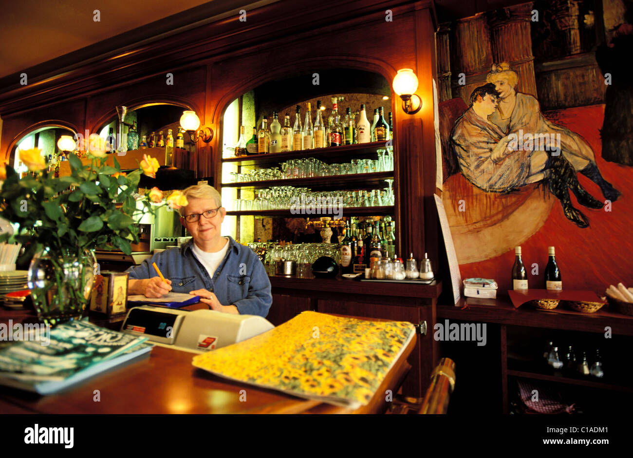 France, Saone et Loire, Chalon sur Saone, marie laure Thomas: the owner ...