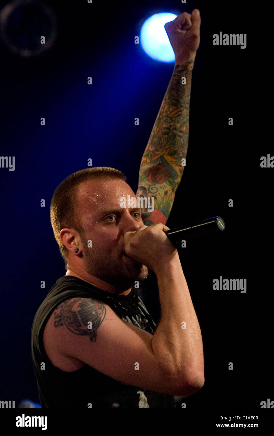 Dan Marsala of Story of the Year performing in the Star Live Concert ...