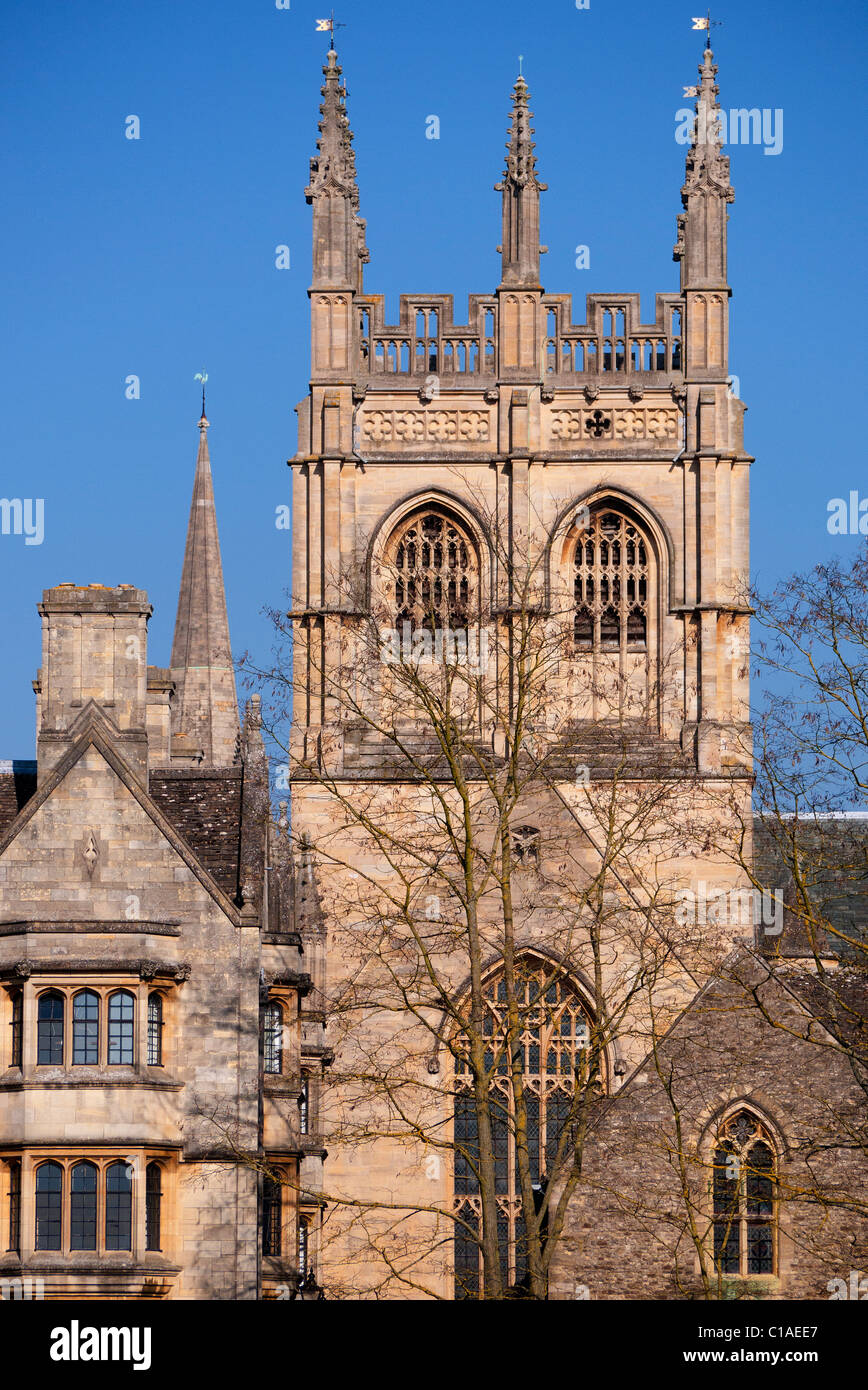 Merton College Oxford, early spring morning Stock Photo - Alamy