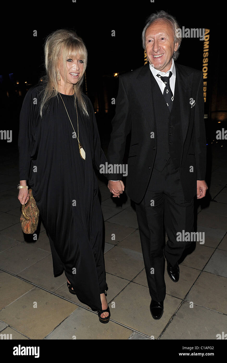 Jo Wood holding hands with a male companion Vogue Gucci Dinner held at ...