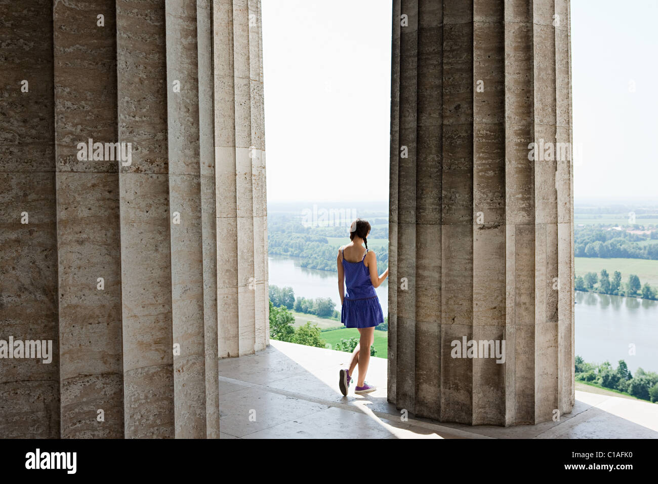Columns stands hi-res stock photography and images - Alamy