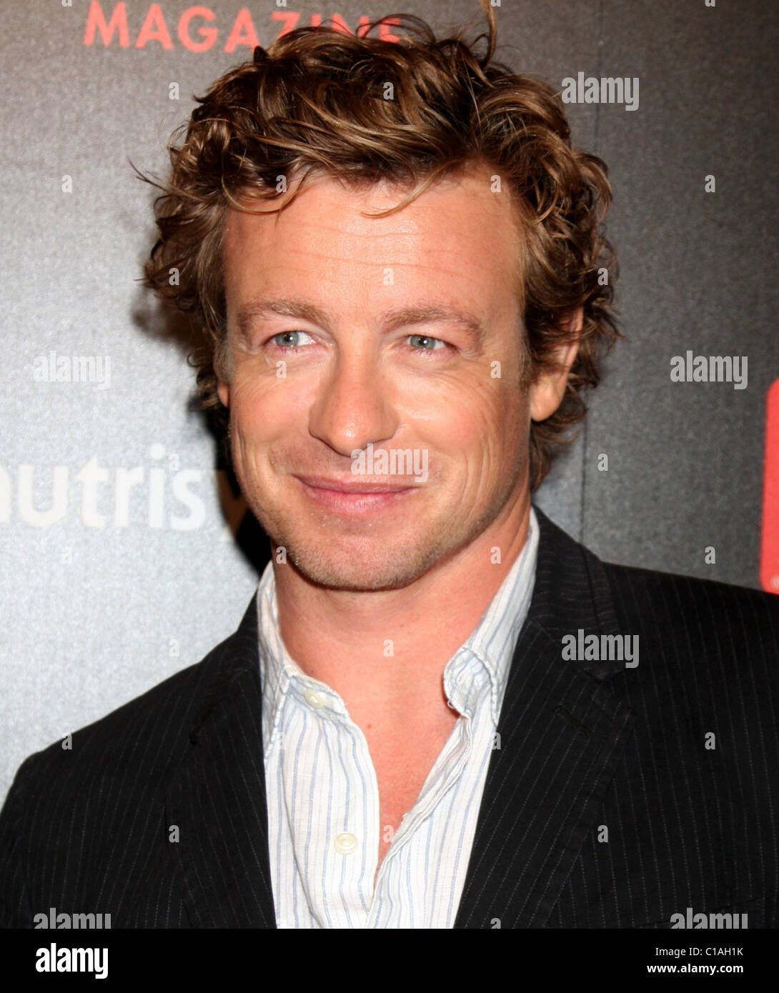 Simon Baker arriving at the TV Guide Magazine Sexiest Stars Party at ...