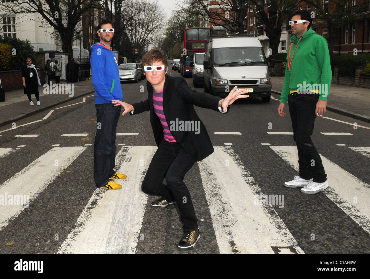 Richard Hughes, Tom Chaplin and Tim Rice-Oxley of Keane pose on the ...