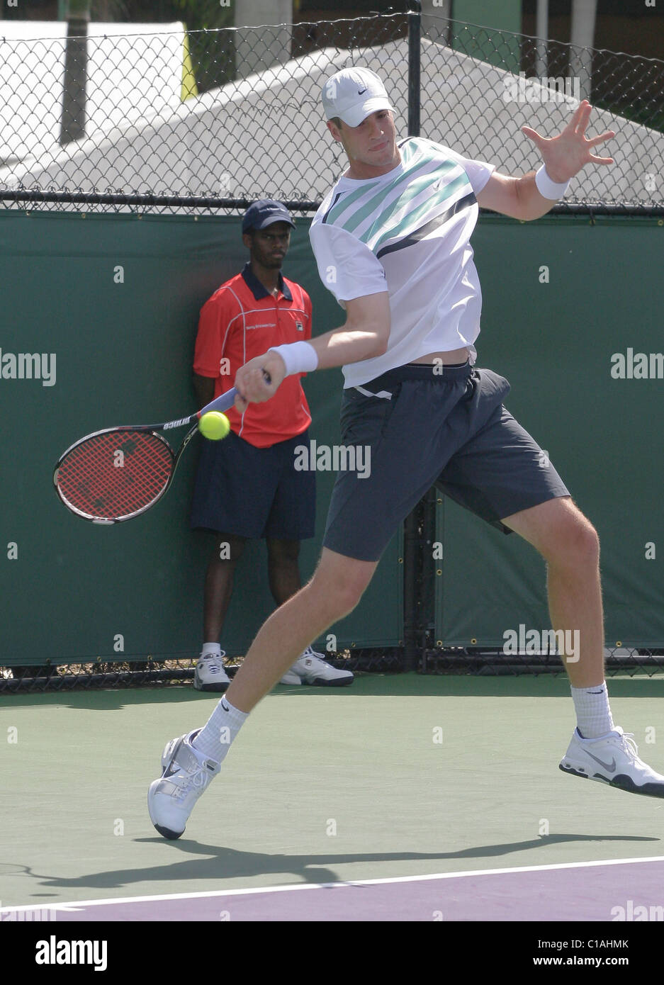 John isner practice hi-res stock photography and images - Alamy