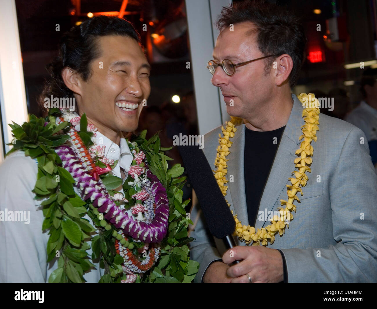 Daniel dae kim family hi-res stock photography and images - Alamy