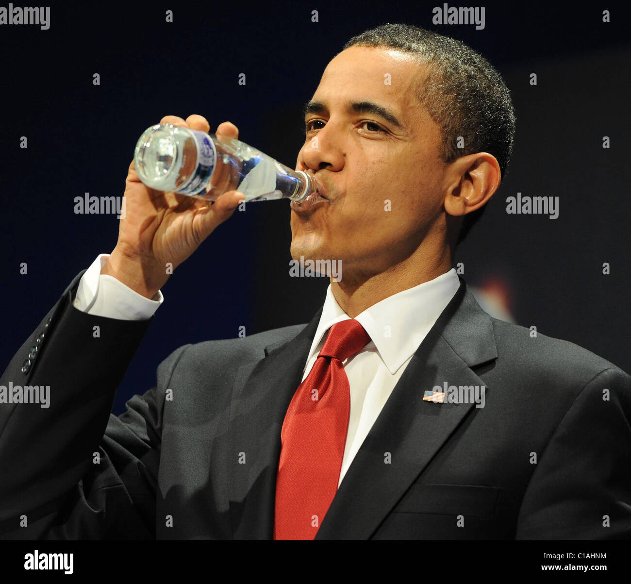 Barack Obama, at the press conference for the G20 Summit at Excel ...