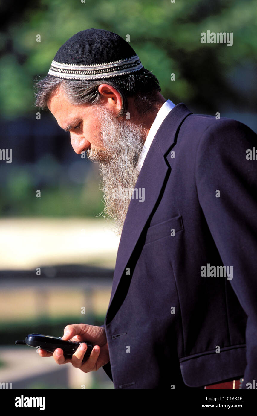 Israel, Judea region, Old Jerusalem, holy city, Jewish district Stock ...