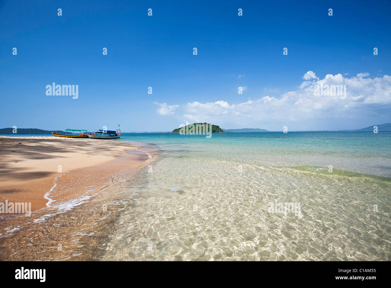 Beach, Sihanoukville, Kampong Som, Cambodia, Southeast Asia Stock Photo ...