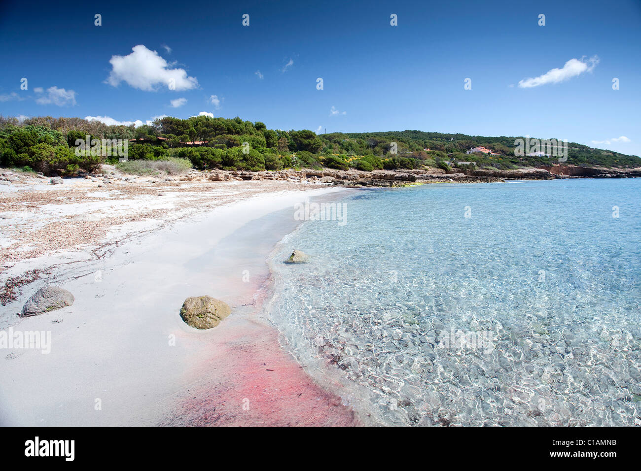 Cala Francese bay, Sa Bua, Porto Pino, Sant'Anna Arresi (CI), Sardinia ...