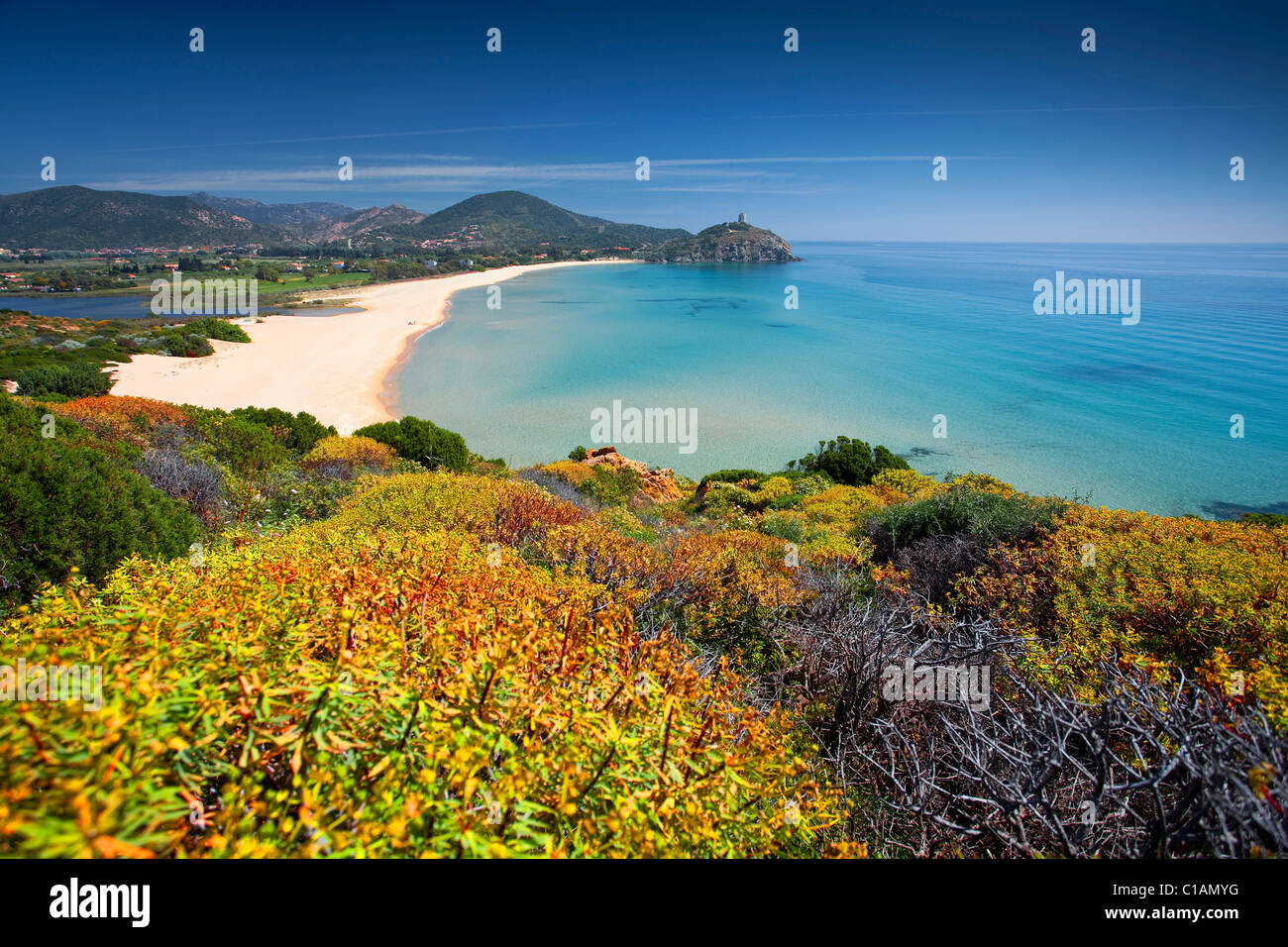 Spiaggia di monte cogoni hi-res stock photography and images - Alamy