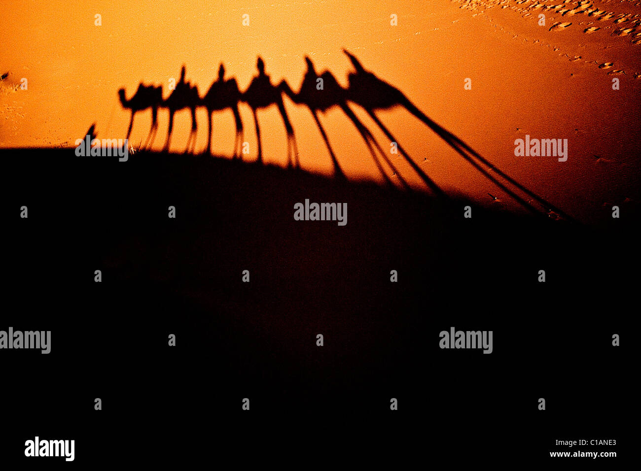 Shadows, Sahara Desert, Morocco, North Africa Stock Photo - Alamy