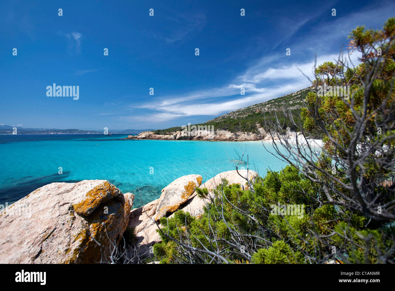 Cala granara isola di spargi hi-res stock photography and images - Alamy