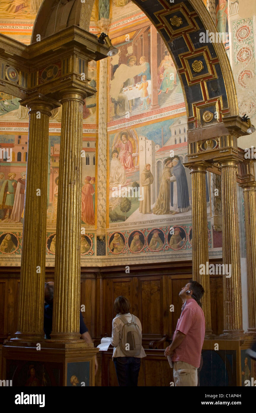 Benozzo Gozzoli frescoes, Museo San Francesco, Montefalco, Umbria ...
