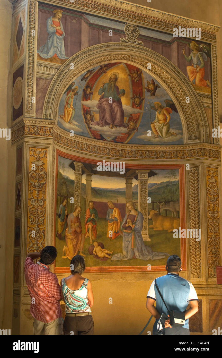 Benozzo Gozzoli frescoes, Museo San Francesco, Montefalco, Umbria ...