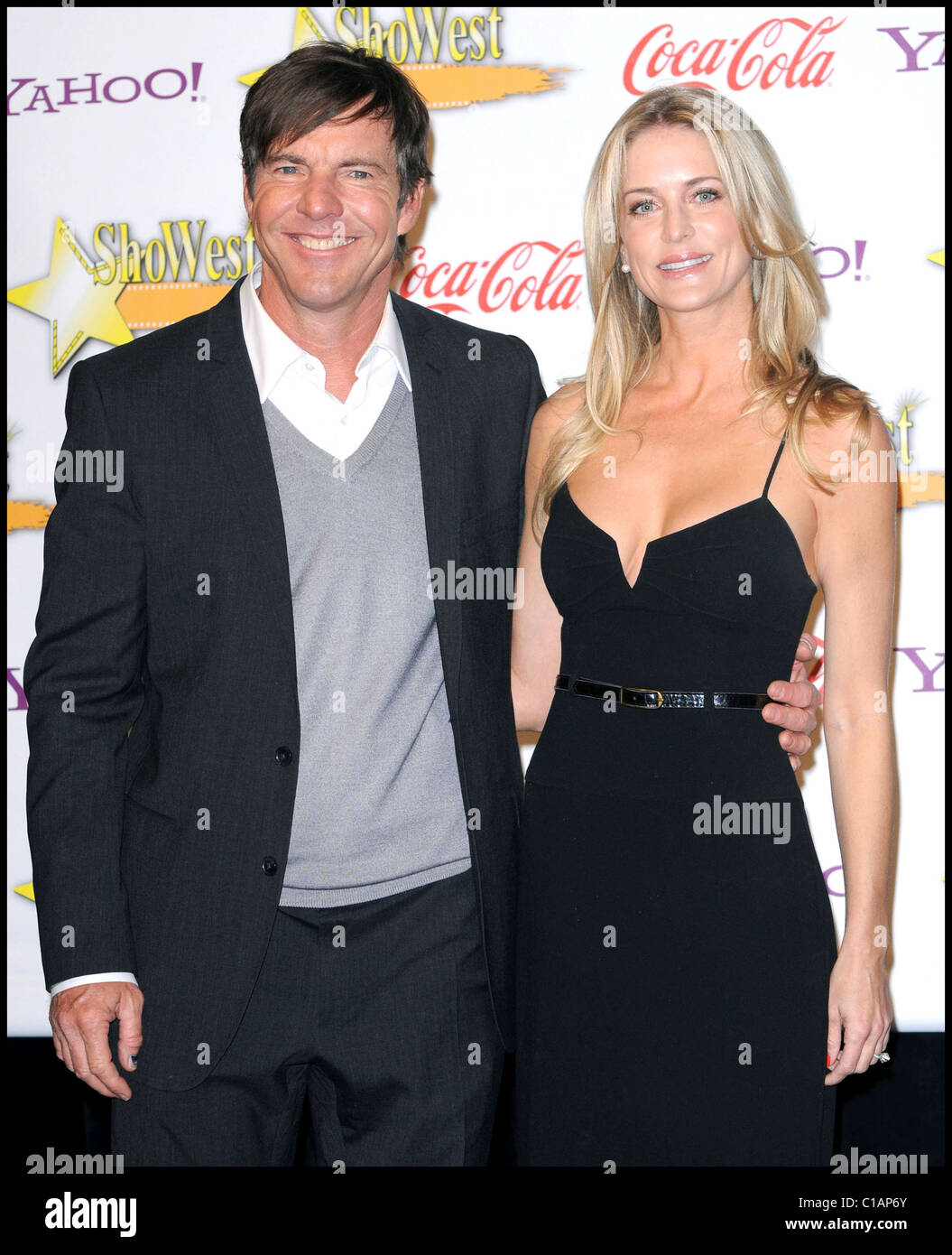 Dennis Quiad and wife Kimberly Buffington ShoWest Awards Gala held at the Paris Hotel and Casino ...