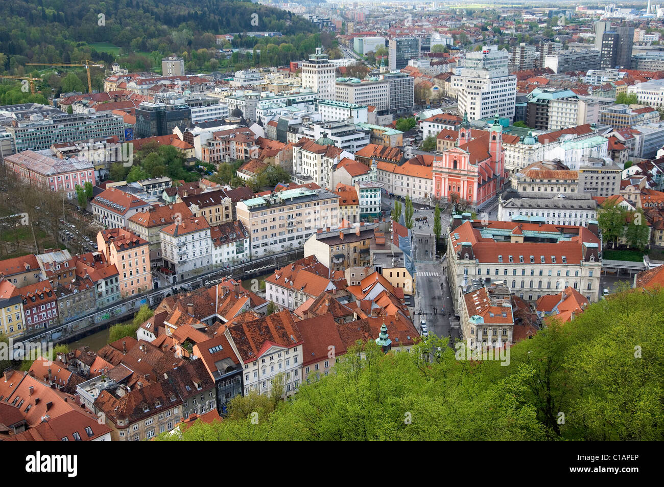 Old castle ljubljanski grad hi-res stock photography and images - Alamy