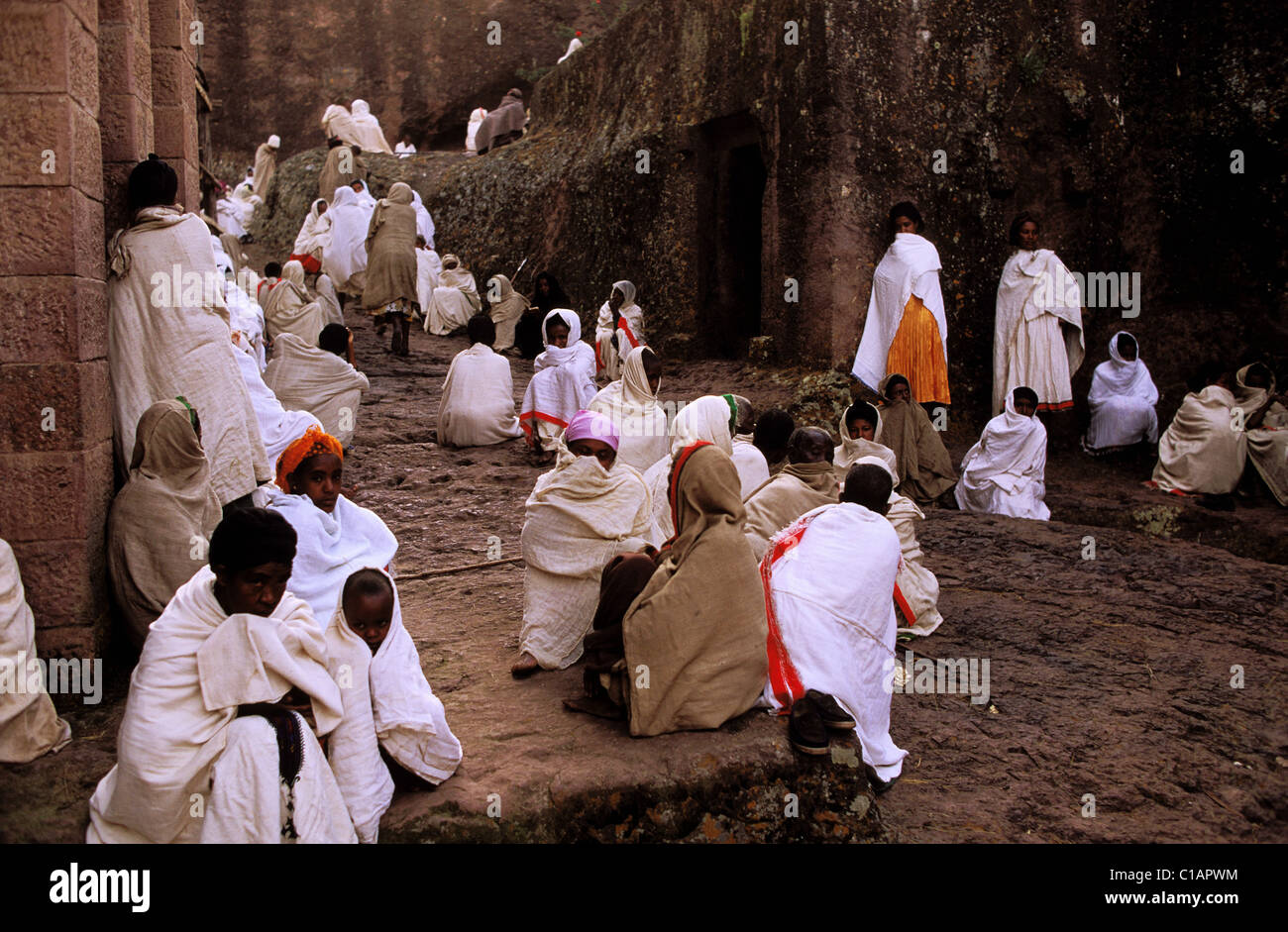 Ethiopia, Wollo region, Lalibela Stock Photo - Alamy