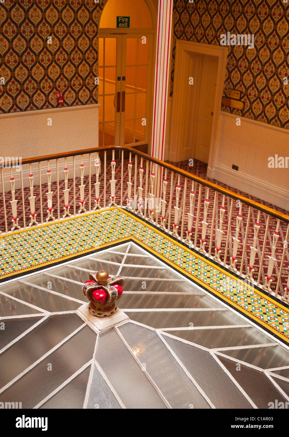 Queens hotel staircase hi-res stock photography and images - Alamy