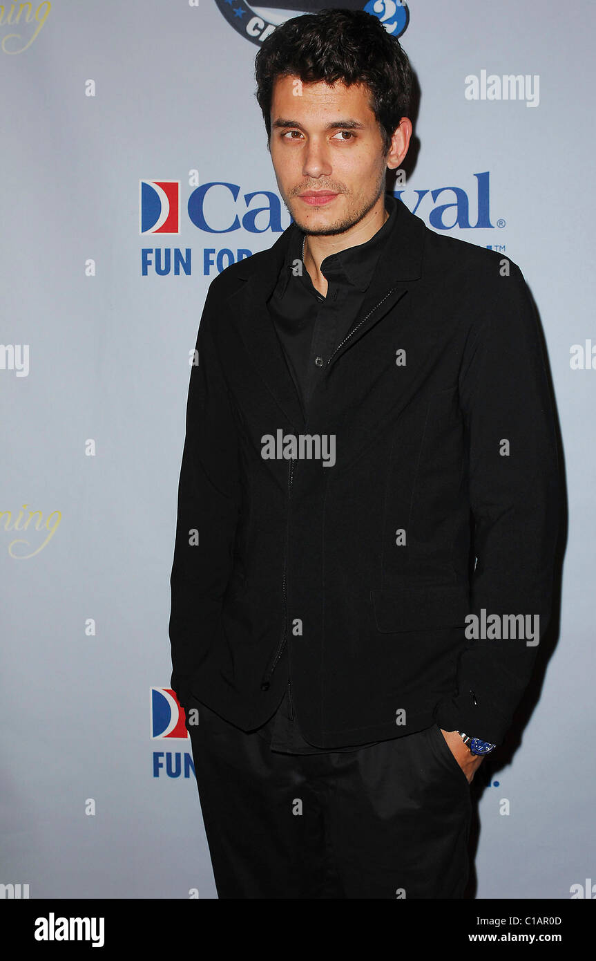 John Mayer, at 'One Splendid Evening' sponsored by Carnival Cruise ...