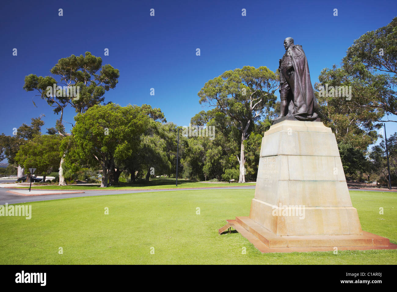 Statue of Lord Forrest in King's Park, Perth, Western Australia ...