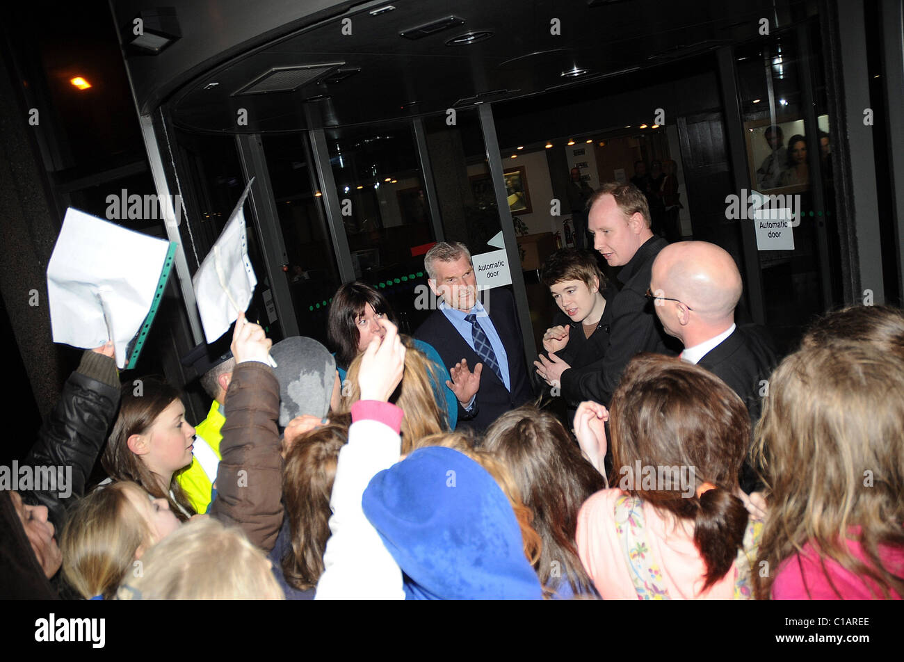 X Factor' finalist Eoghan Quigg is mobbed by screaming, female fans as ...