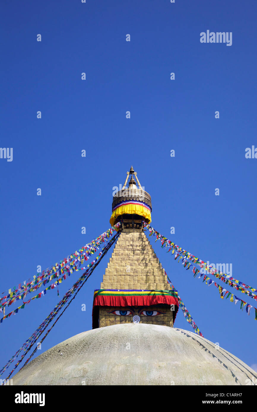 Boudhanath Stupa, ancient holy Buddhist site and UNESCO World Heritage ...