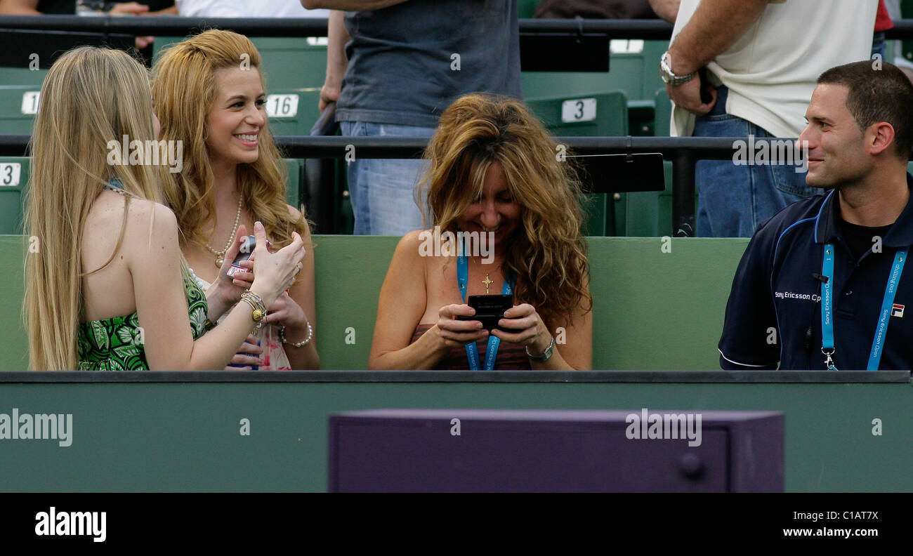 Latin singer Ana Cristina sings the National Anthem before the Andy ...
