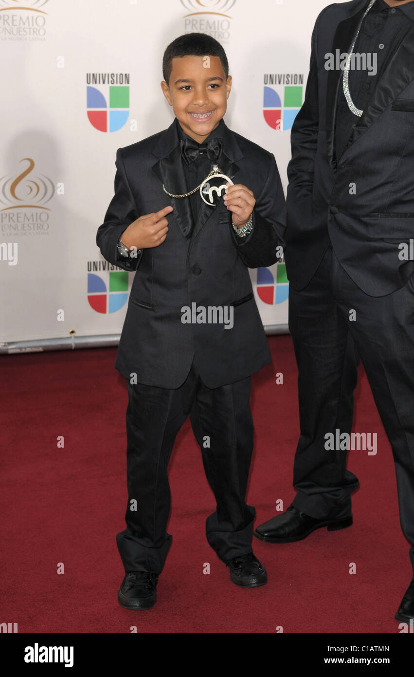 Miguelito and guest Univision's 'Premio Lo Nuestro A La Musica Latina ...
