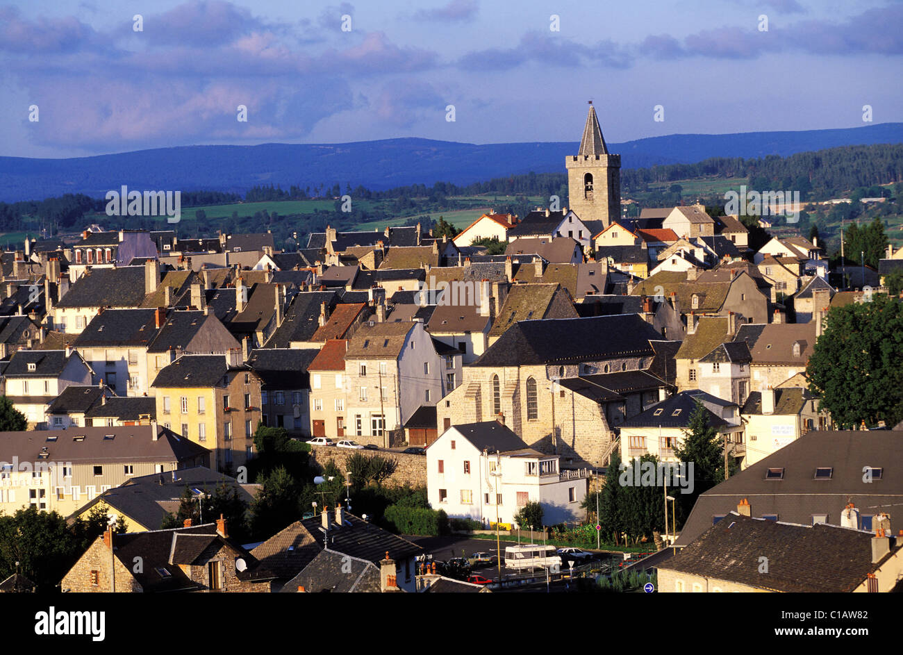 France, Lozere, Saint Chely D'Apcher, Aubrac Stock Photo - Alamy