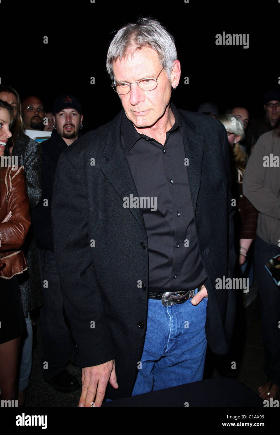 Harrison Ford arrives at Santa Monica College Performing Arts Center ...