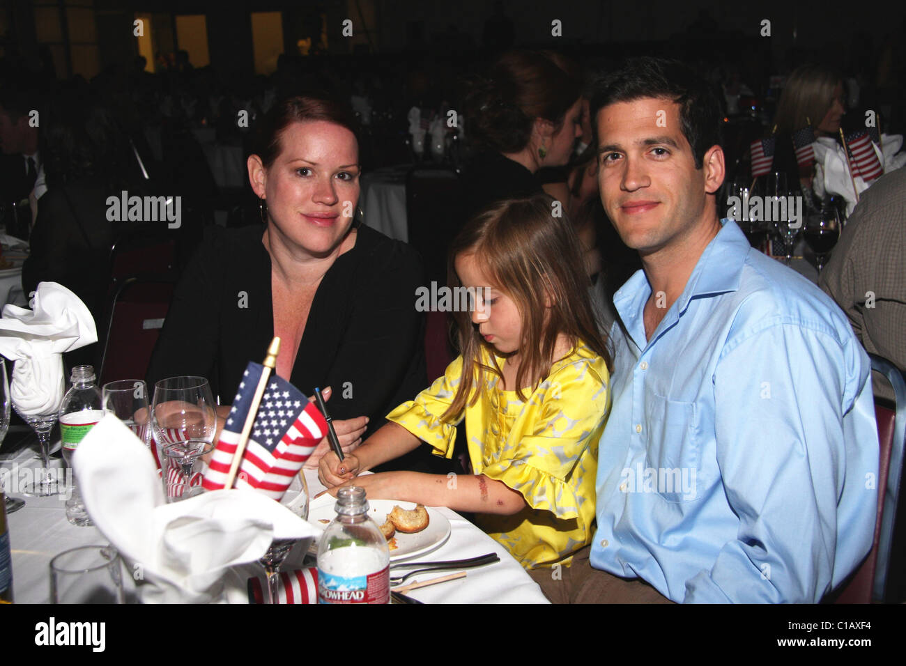 Molly Ringwald, Mathilda Gianopoulos and Panio Gianopoulos Freedom ...