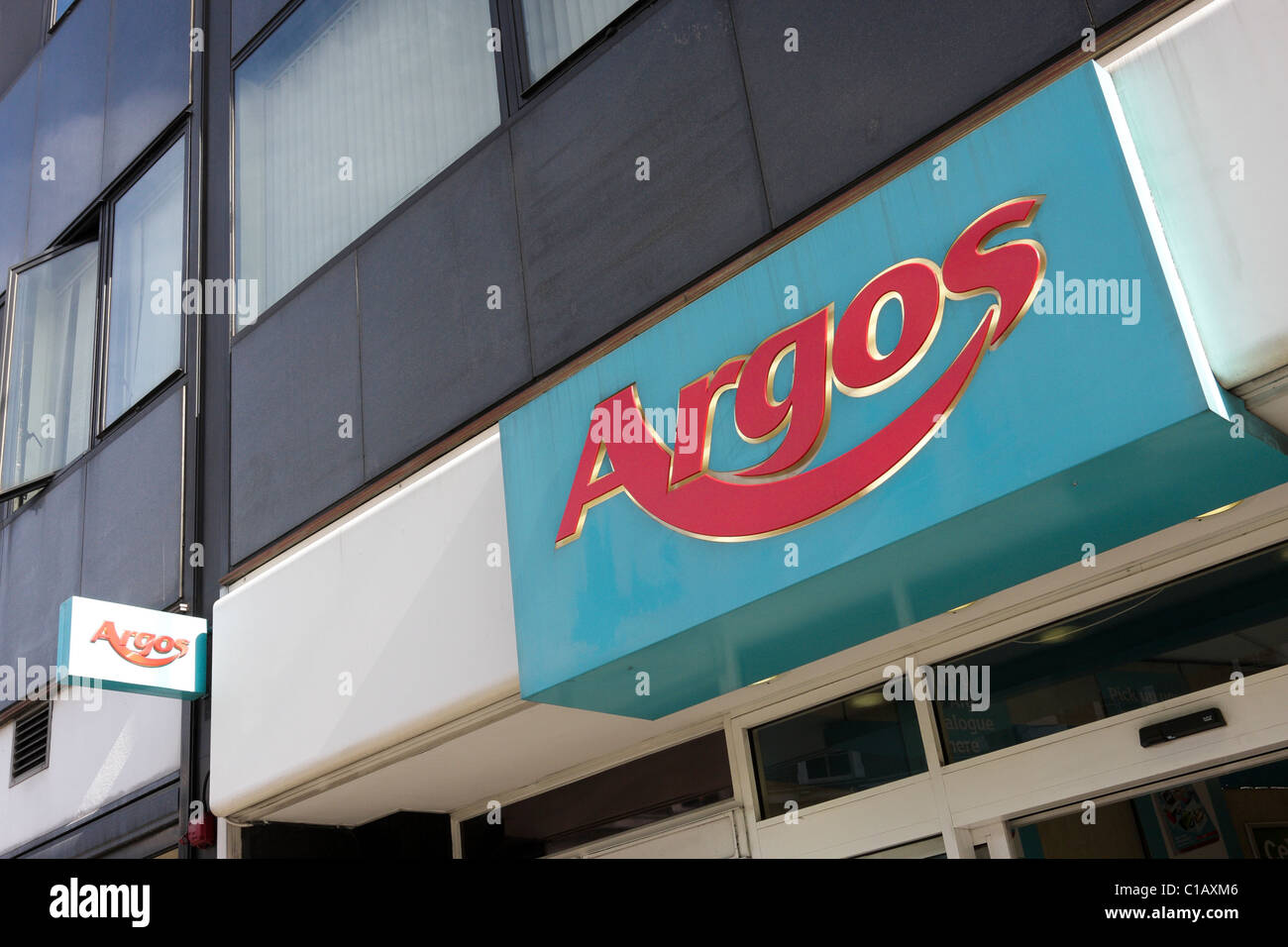 High Street retailer Argos, their brand name viewed here at there ...