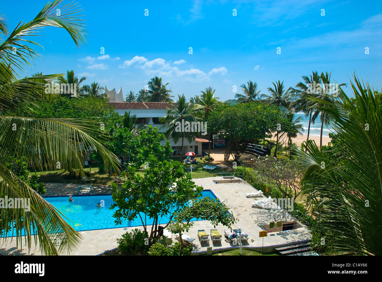 Hotel Club Palm Garden, Beruwela, Sri Lanka Stock Photo - Alamy